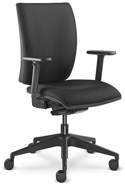 LD SEATING - Kancelářská židle LYRA 235-AT s automatickým nastavením tuhosti - černá (rychlá dodávka)