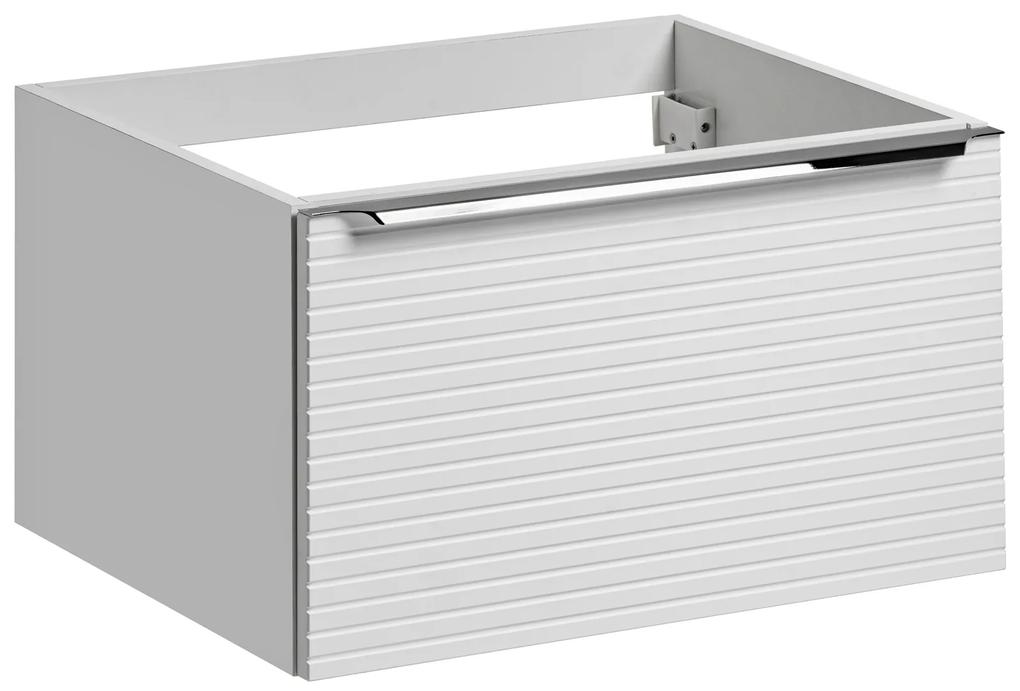 Koupelnová skříňka s deskou LEONARDO White D60/1 | 60 cm
