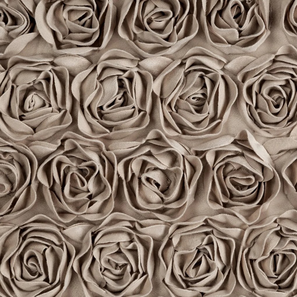 ZATEMŇOVACÍ ZÁVĚS NA PÁSCE EVA MINGE ROSES13 140X270 CM TMAVĚBÉŽOVÁ