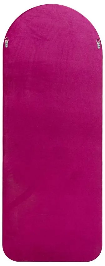 NÁSTĚNNÉ ZRCADLO CLOE VELVET FUCHSIA 60X4X160 cm