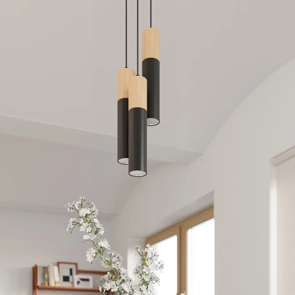 Sollux Lighting Stropní svítidlo PABLO černé