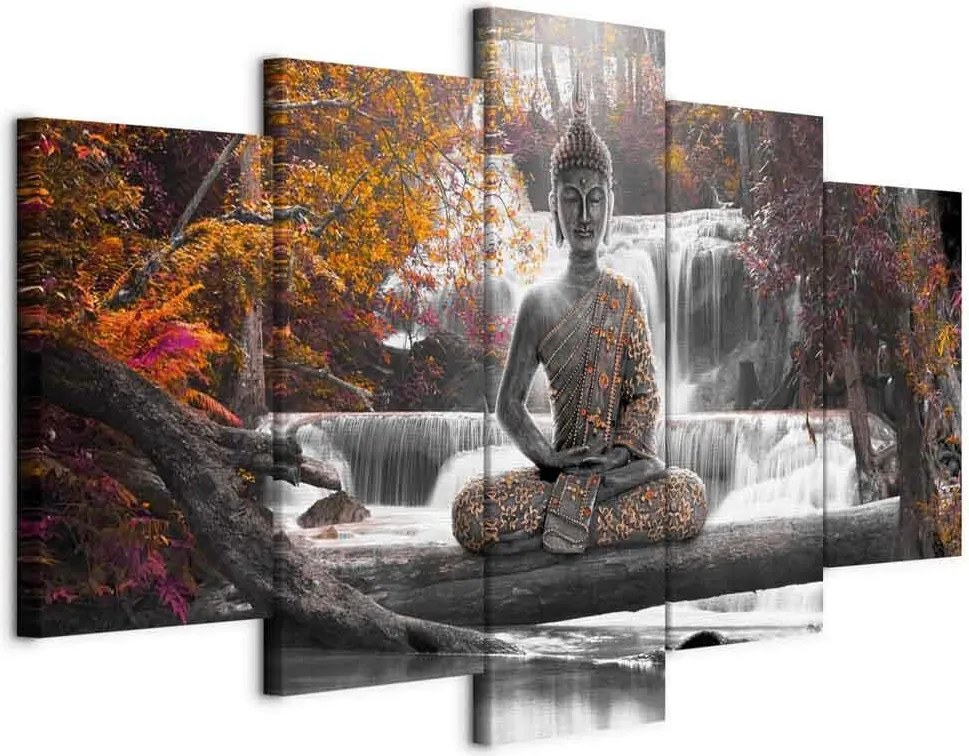 XXXLutz MALBA NA PLÁTNĚ, krajina a příroda, buddha, 100/50/1,2 cm artgeist - Online Only dekorace - 004875002602