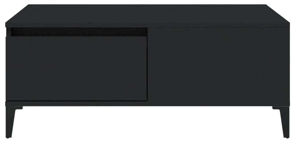 Konferenční stolek černý 90x50x36,5 cm kompozitní dřevo - Default Title