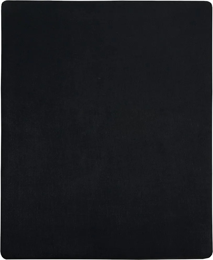 Jersey prostěradlo černé 180x200 cm bavlna 136218