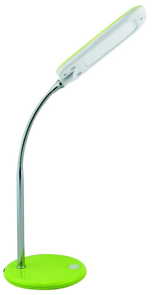 Moderní stolní lampa DORI LED, 6W, denní bílá, zelená S.t.r. DORI LED 02789
