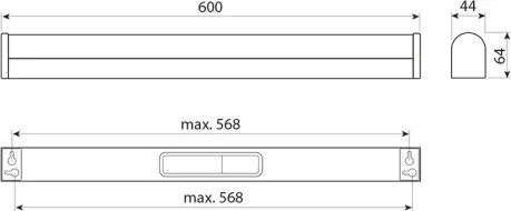 LED svítidlo McLED Mirror R15 15W 4000K IP44 ML-421.001.84.0