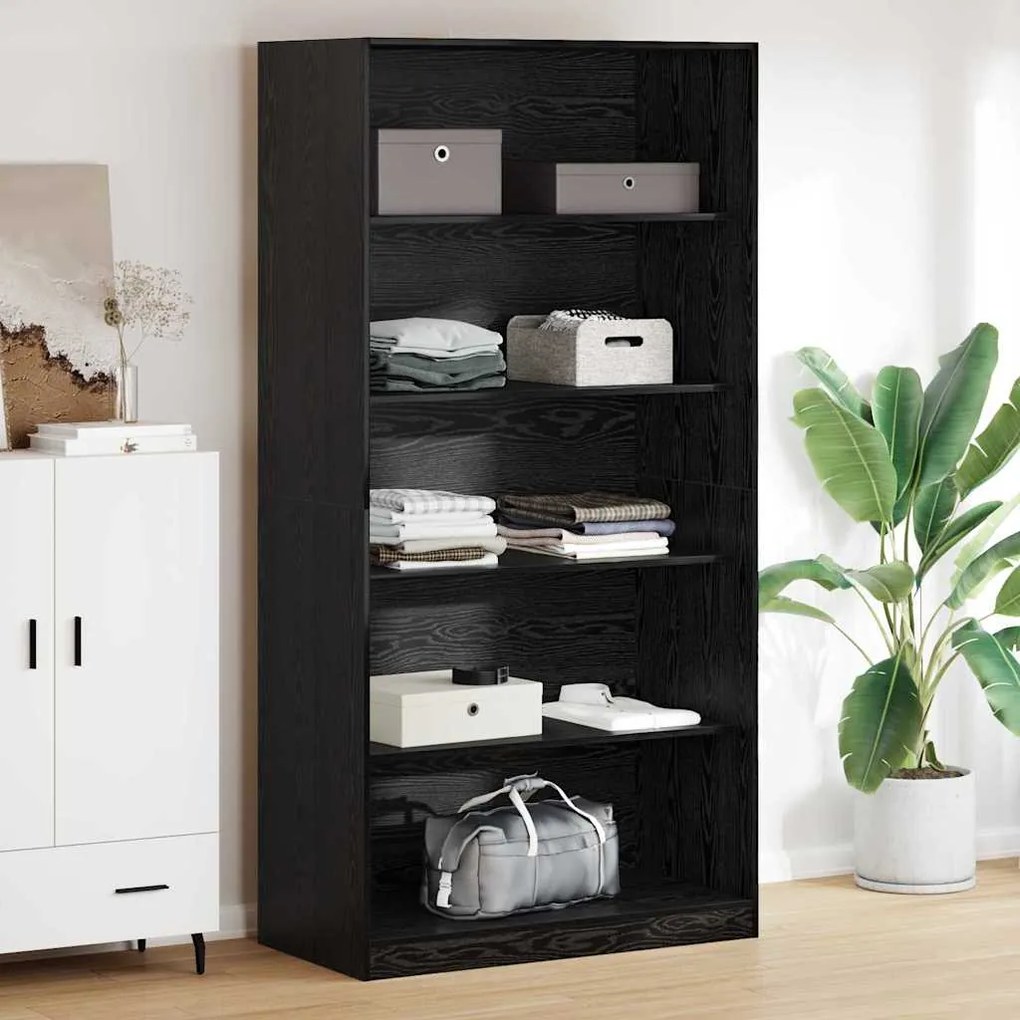 Šatní skříň Černý dub 100 x 50 x 200 cm Kompozitní dřevo 3403218