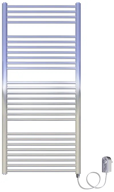 ELVL Elektrický koupelnový radiátor BXIT.ER 750 x 790 mm, Kartáčovaná nerez