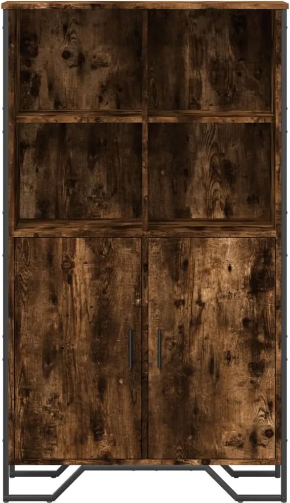 Highboard kouřový dub 79,5 x 35,5 x 137,5 cm kompozitní dřevo 3295309