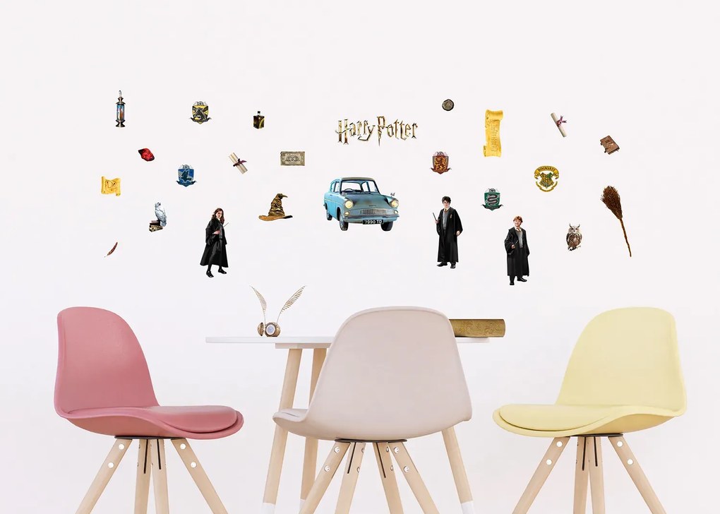 Dětská samolepka na zeď Harry Potter Trio Kouzelníků | 42.5 x 65 cm | DDKM1653