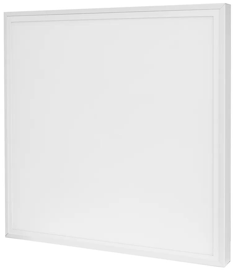Bílý přisazený LED panel s rámečkem 600 x 600mm 40W Premium Barva světla Denní bílá
