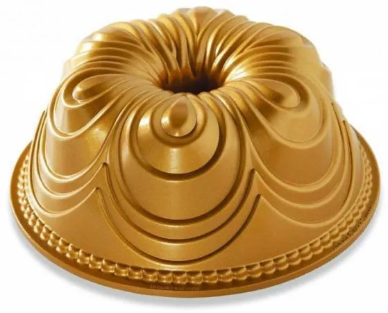Nordic Ware forma na bábovku Chiffon 10 cup zlatá
