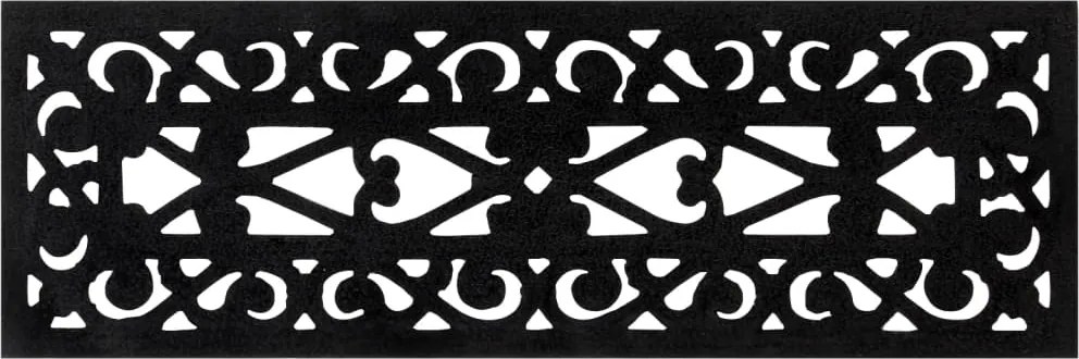 Nášlapy na schody 5 ks 25 x 75 cm guma 155628