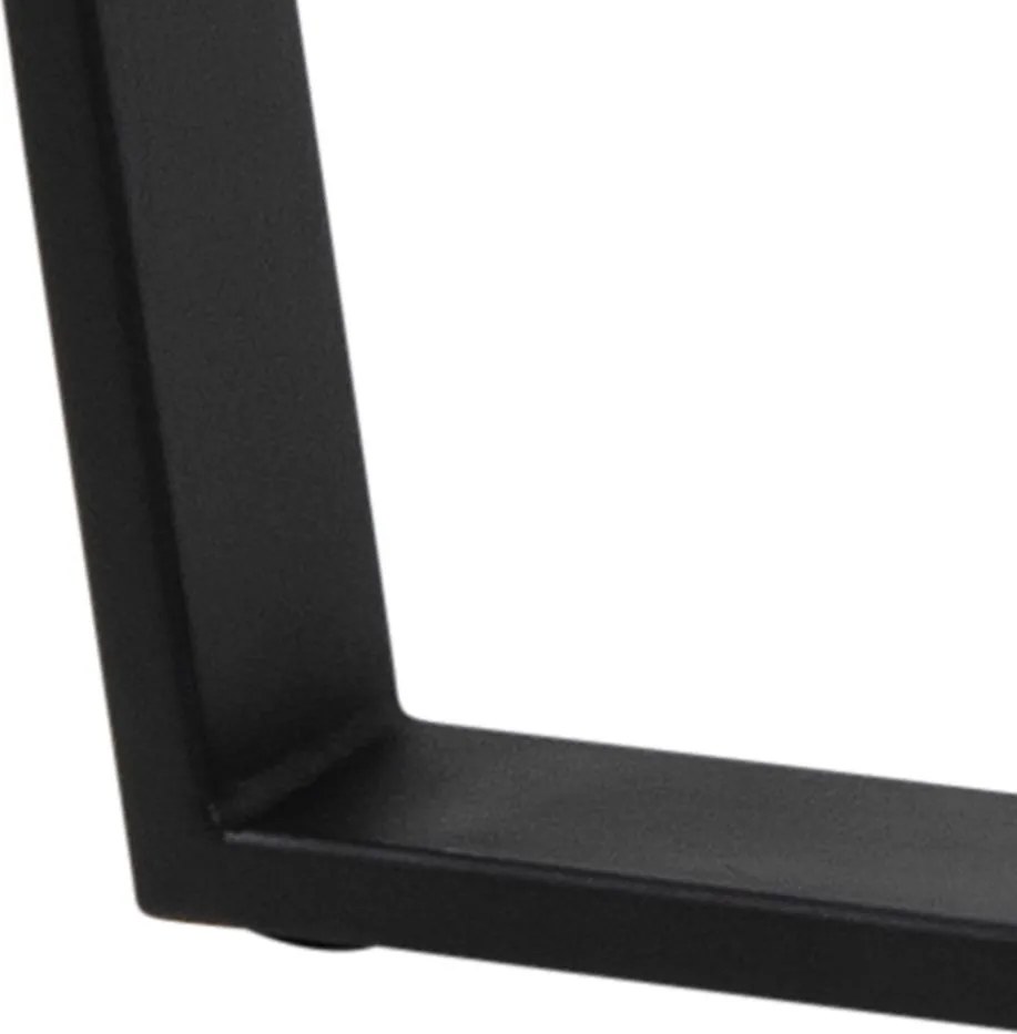 ACTONA Kulatý jídelní stůl AMBLE černý ⌀110 cm
