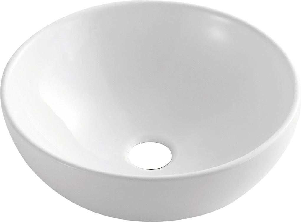 Invena Tinos, umyvadlo na desku 395x395x135 mm, bílá, INV-CE-43-011-C
