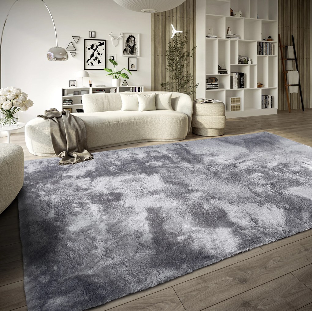 Kusový koberec Cosy 106110 Silver z kolekcie Elle, 80x150, šedá, obývacia izba, ELLE Decoration