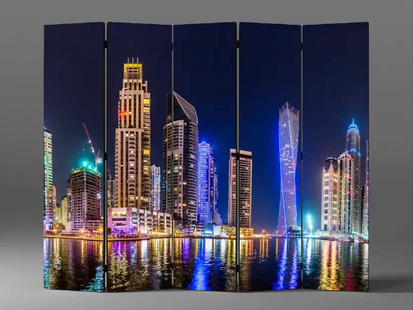 Paraván dubai marina Rozměr: 225 x 180 cm