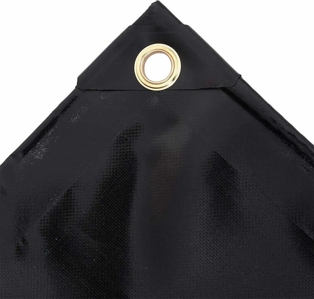Plachta 650 g/m² 3,5 x 2,5 m černá 151362