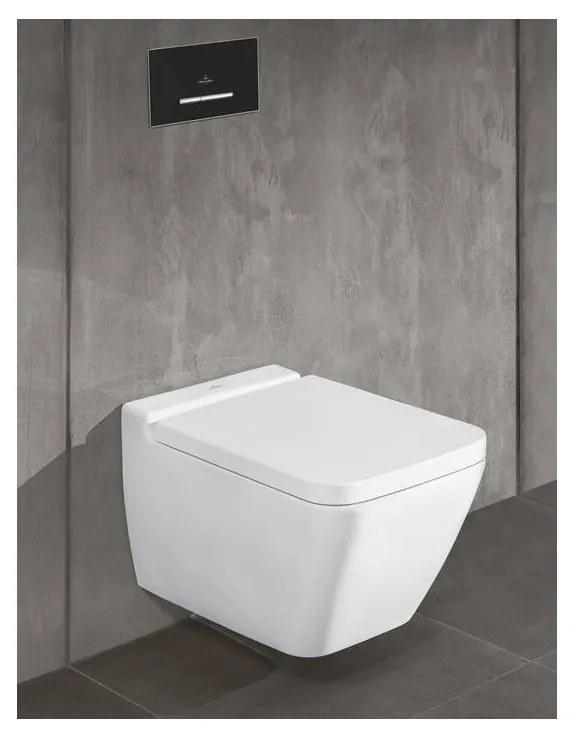 Villeroy & Boch Villeroy &amp; Boch ViConnect : 300S ovládací tlačítko k WC, Black Matt, 922169AN