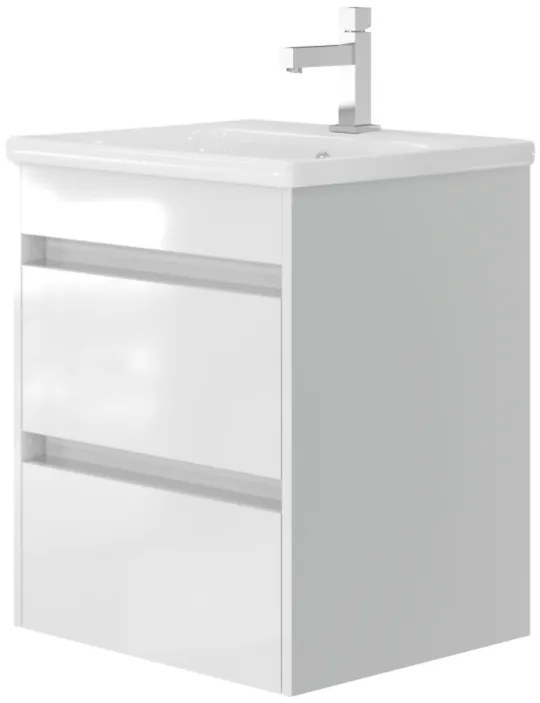Lavedo Luton Otto II. 55 White koupelnová skříňka s umyvadlem