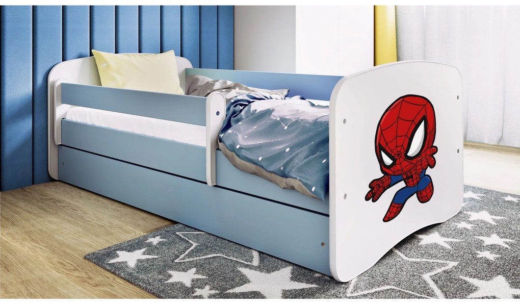 Dětská postel Babydreams superhrdina modrá