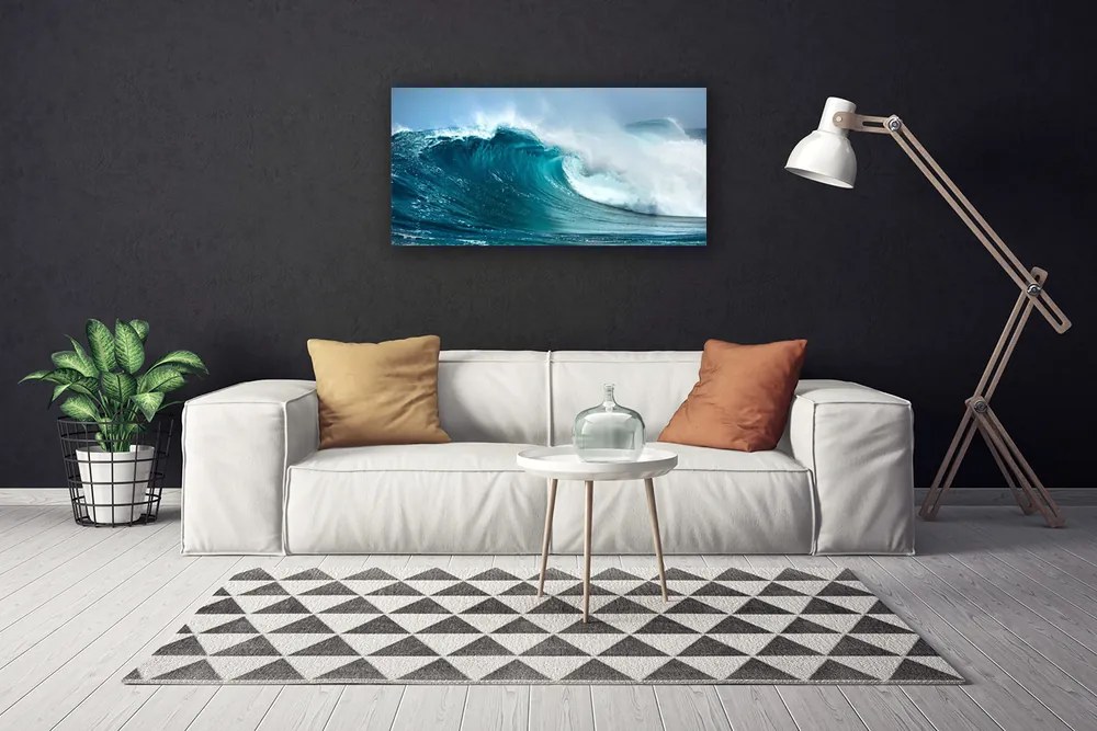 Obraz na plátně Vlny Krajina 120x60 cm