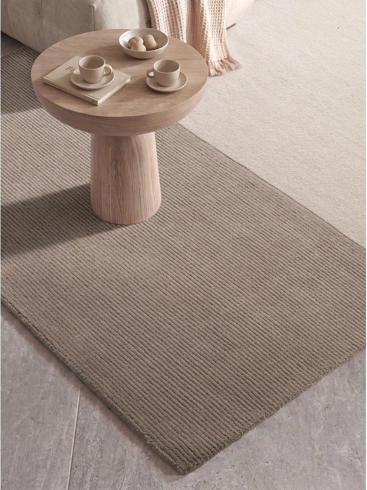 Hnědý/krémový koberec s příměsí vlny 160x230 cm Hugo – Villeroy&amp;Boch