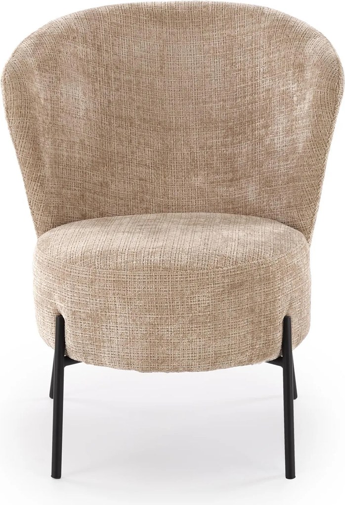 Čalouněné designové křeslo CEZAR béžové