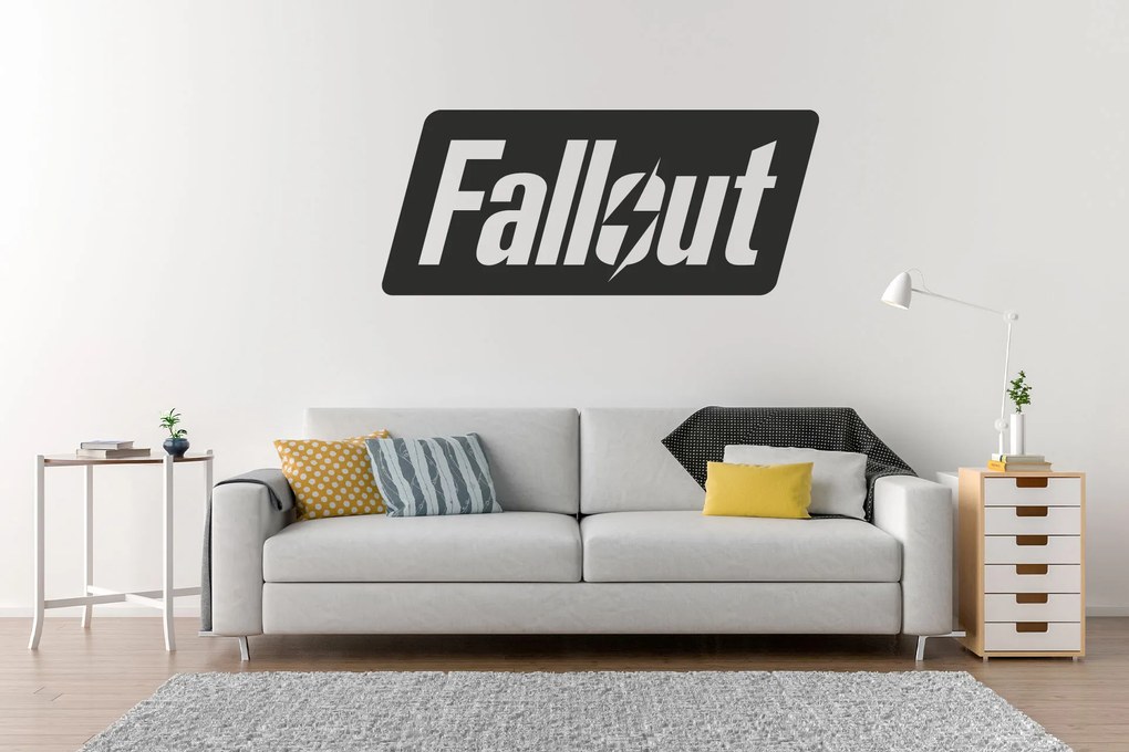 Lepy.cz Samolepka na zeď Fallout Velikost (šířka x výška): l60x68cm, Barevná varianta: Krémová