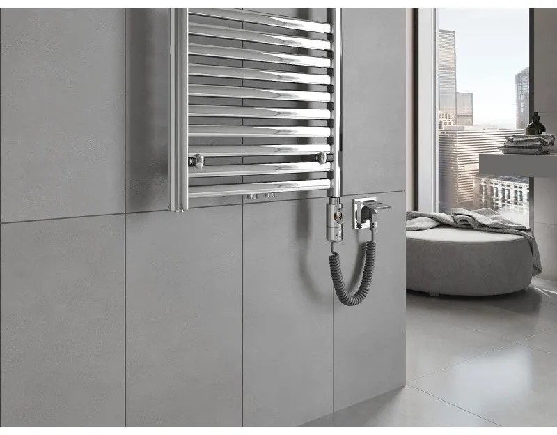 Mexen Hades, elektrické topné těleso 800 x 400 mm, 300 W, chromová, W104-0800-400-2300-01