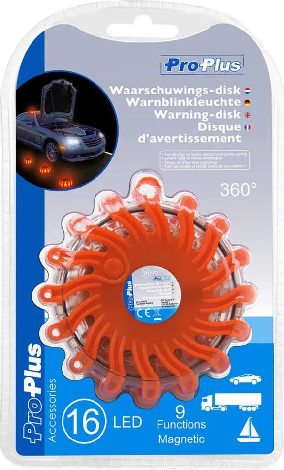 ProPlus Výstražná světla s 16 LED 2 ks oranžová [276224]