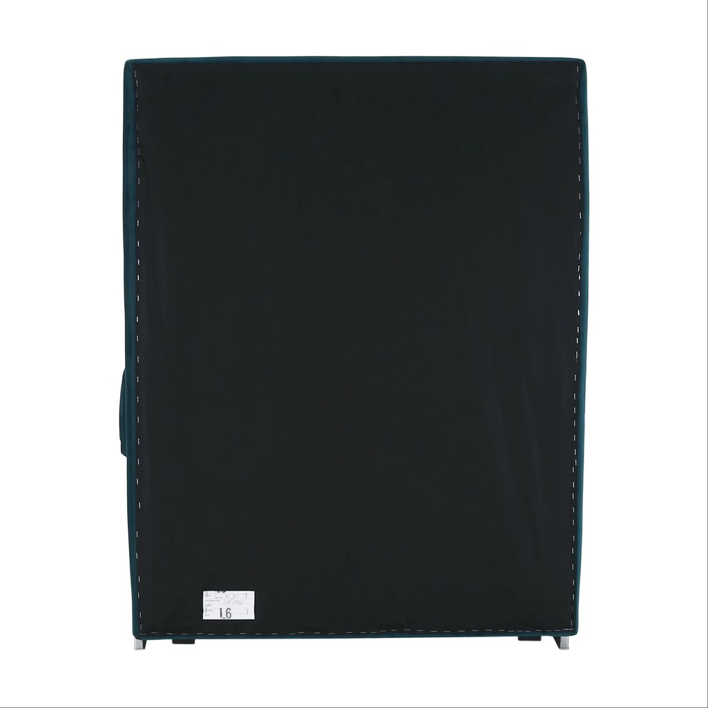 Boxspringová postel, jednolůžko, zelená, 90x200, pravá, SAFRA