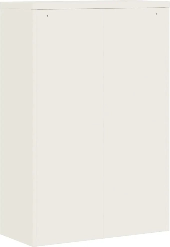 Kartotéka bílá 90 x 40 x 140 cm ocel 339744