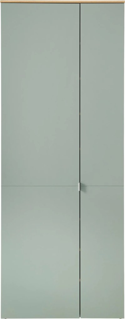 XXXLutz SKŘÍŇ NA ODĚV, šalvějově zelená, dub artisan, 78/202/38 cm Xora - Šatní skříně - 002737046131