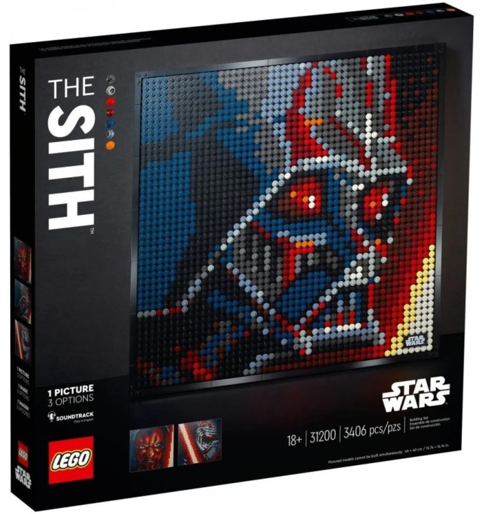 Lego stavebnice lego art 31200 star wars – sith