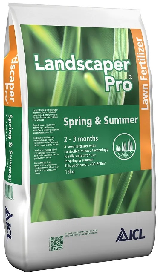 Landscaper Pro: Spring &amp; Summer 15 Kg 20-0-7+3CaO+3MgO