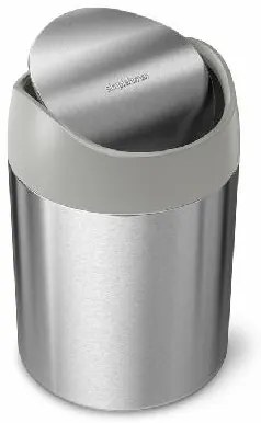 Simplehuman Koše - Odpadový koš Mini na stůl 1,5 l, kartáčovaná nerez CW2084