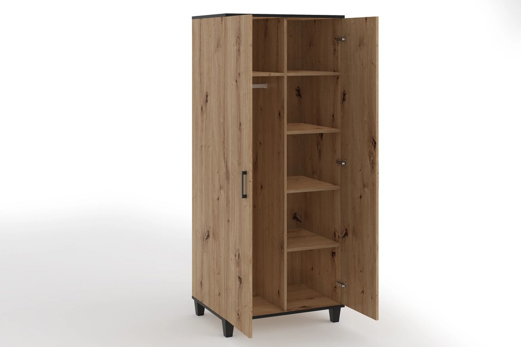 ADRK Furniture Dvoudveřová skříň POLA 12 ADRK-WA-POL-12-ART