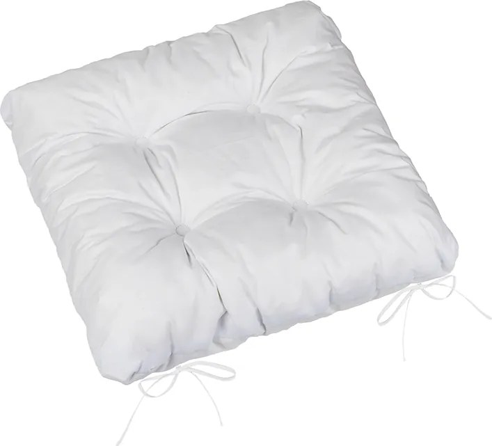 Bellatex Sedák Adéla prošívaný Bílá 40x40 cm