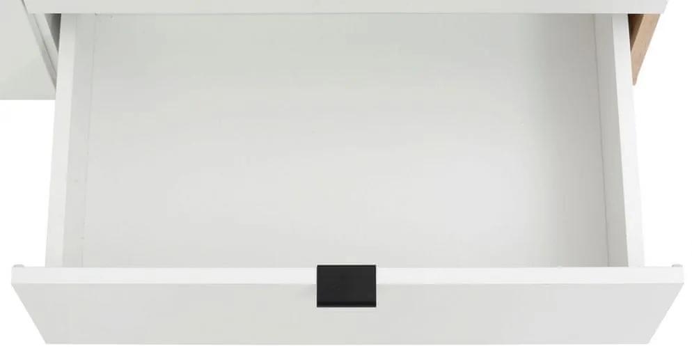 Danish style Komoda Legolas, 120 cm, přírodní / bílá