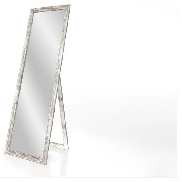 Stojací zrcadlo s rámem s patinou Styler Sicilia