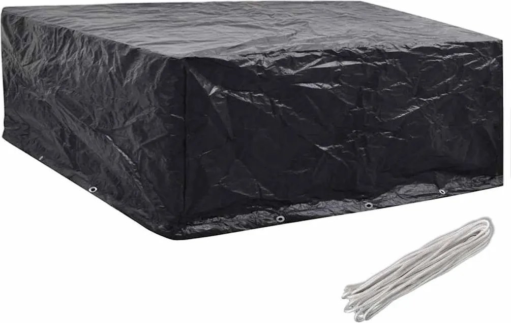 Plachty na zahradní nábytek 2 ks 10 oček 260 x 260 x 90 cm 279130