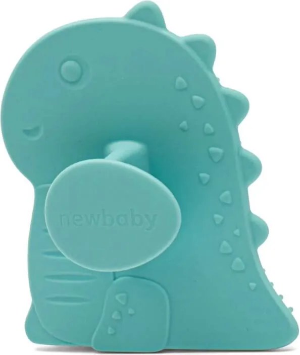 Dětský silikonový koupelový kartáč New Baby modrý