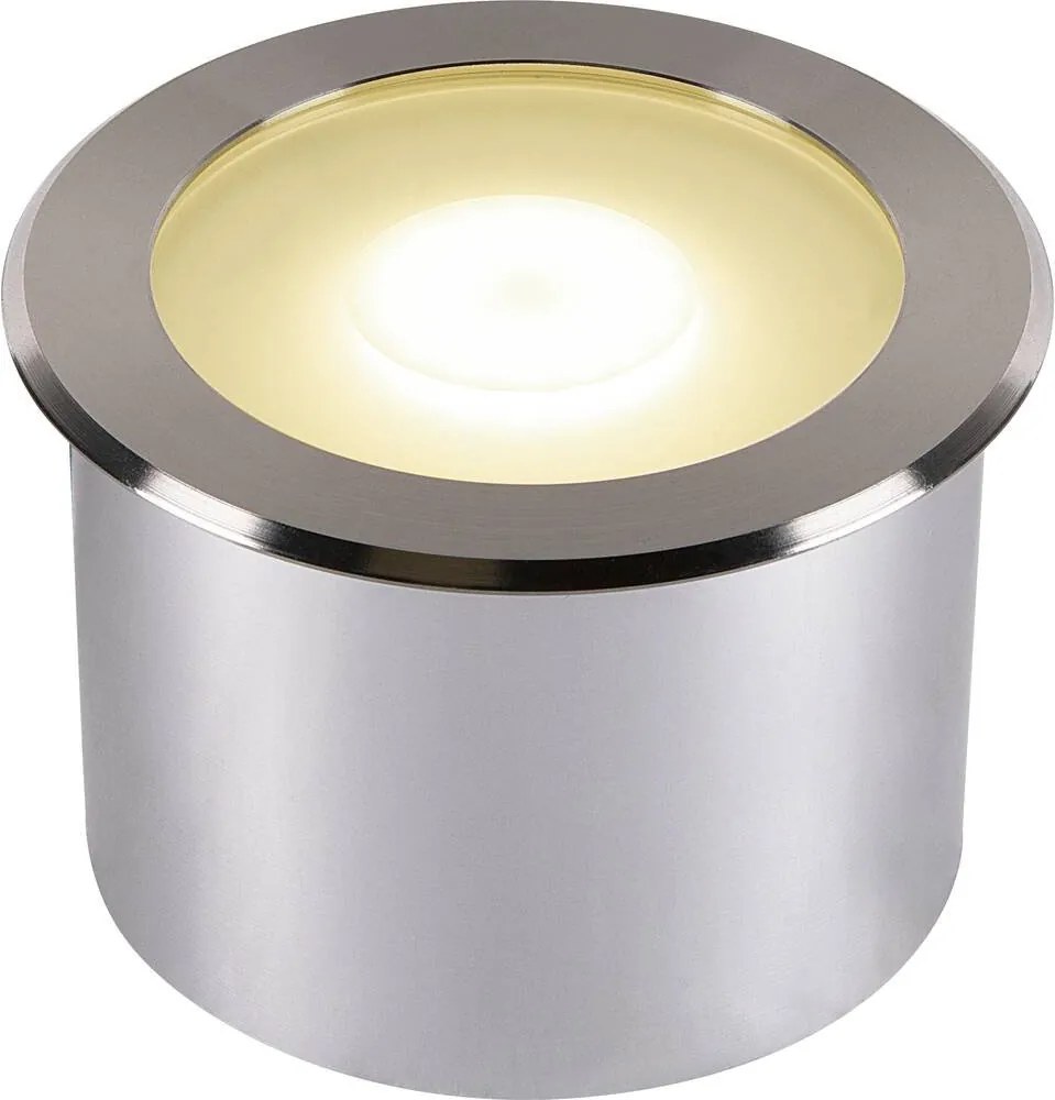 LA 1006107 DASAR FLAT 120 EL zápustné zemní svítidlo z nerezové oceli 7 W 4000 K - BIG WHITE (SLV)