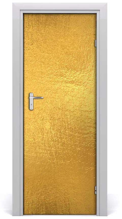 Fototapeta na dveře zlatá folie pozadí 95x205 cm