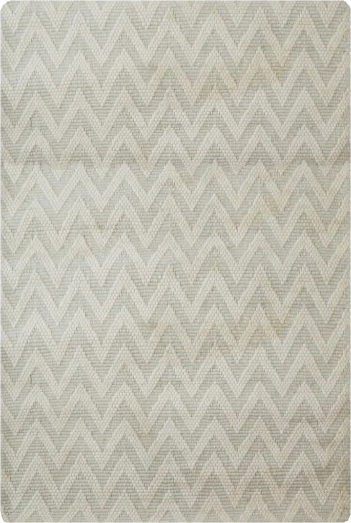 Asra, Kusový ručně tkaný koberec Woolen 5 White, 150x240, bílá, ložnice