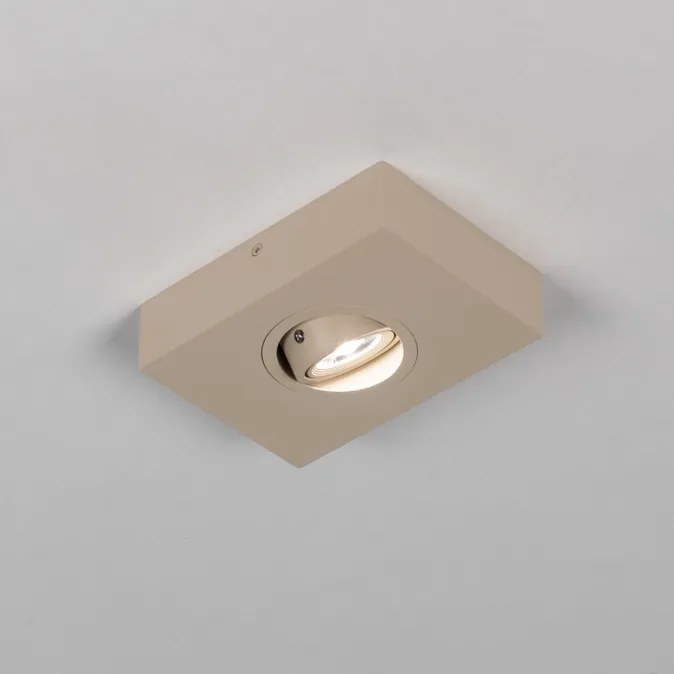 Stropní LED svítidlo Spot Quality Quadra 1 Taupe