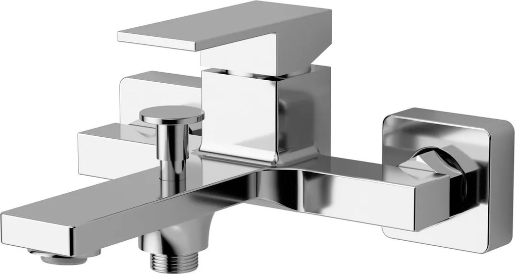 Sapho Sapho, CUBEMIX nástěnná vanová baterie, chrom, CM010