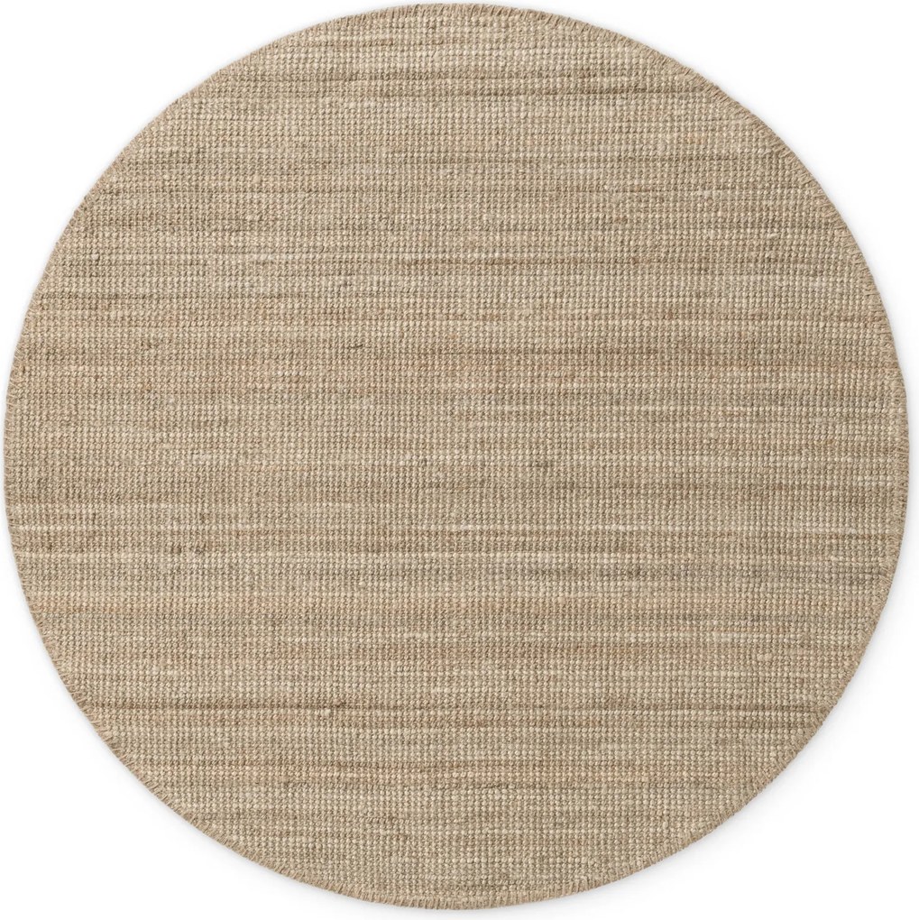 Hanse Home, Kusový koberec Jaipur 105975 Grey/Brown kruh, 200x200 (průměr) kruh, béžová, chodba / předsíň