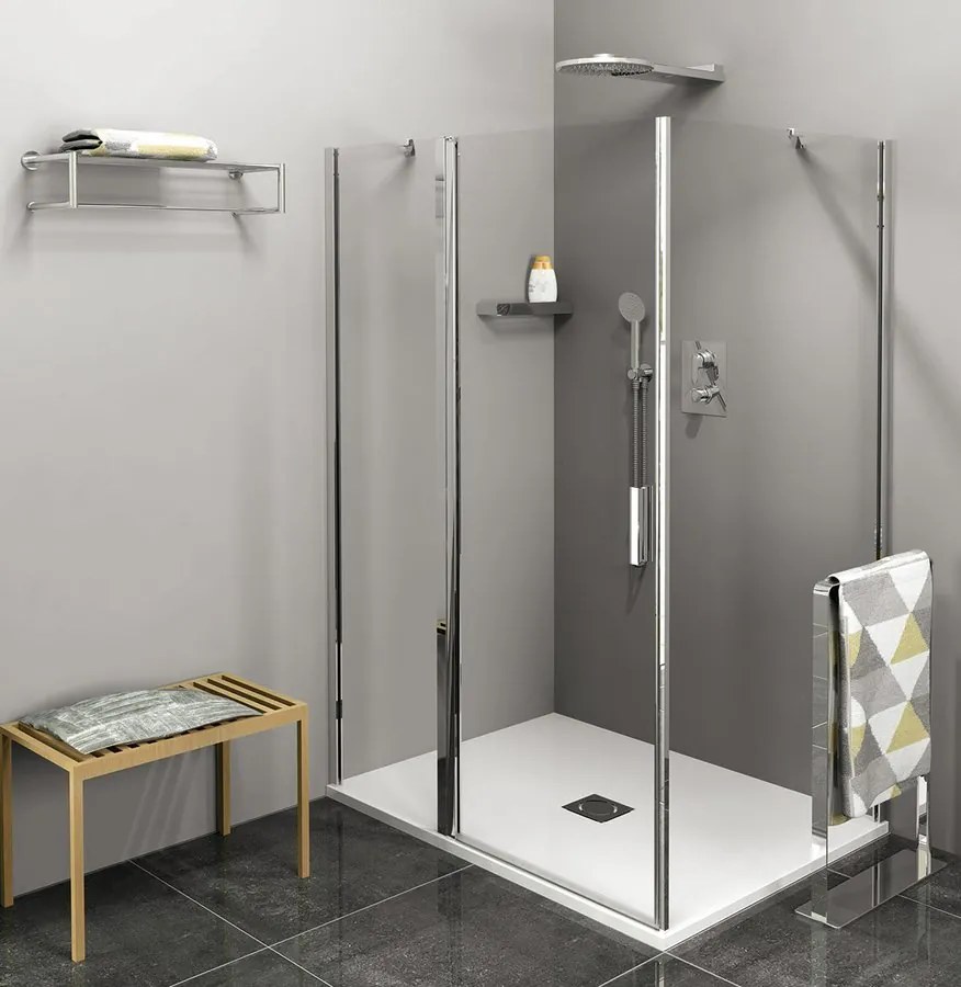 Polysan Polysan, Zoom Line obdélníková sprchová zástěna 1300x800mm L/P varianta, ZL1313ZL3280